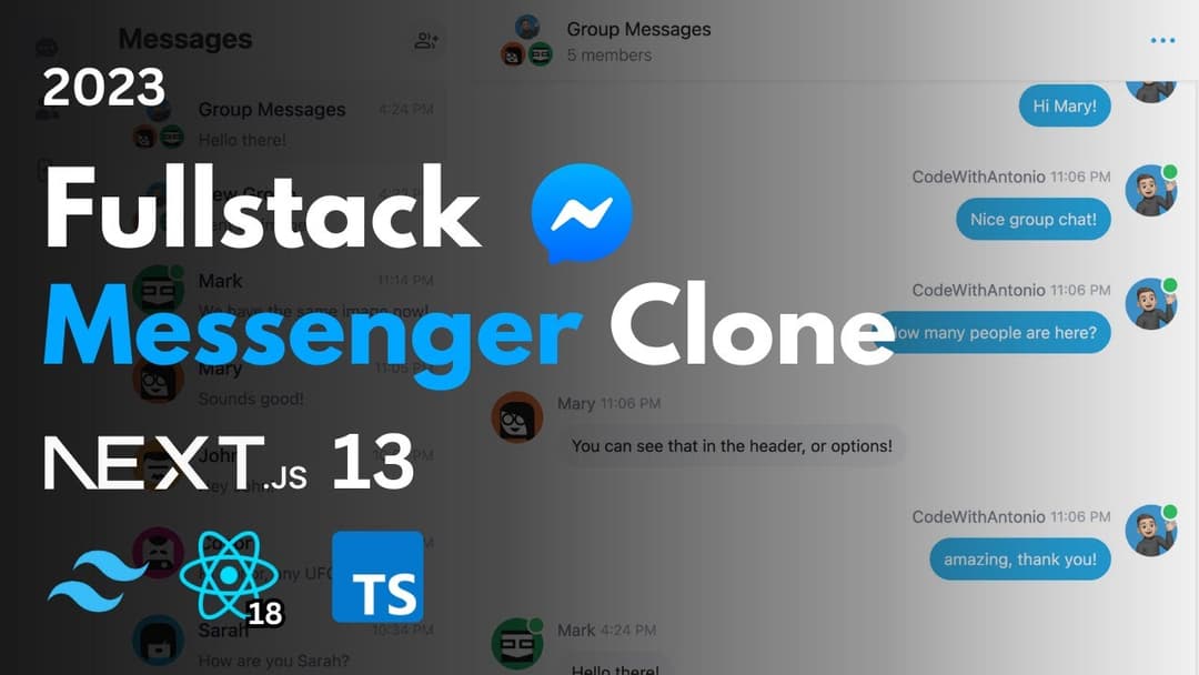 Real-Time Messenger Clone - Code With Antonio