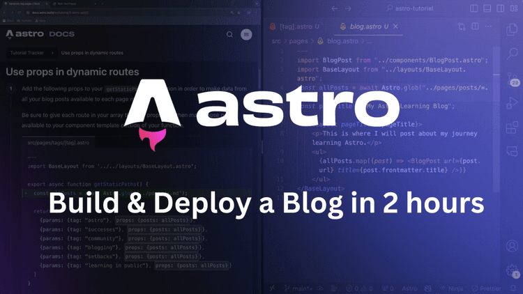 Workshop: Build & Deploy a blog with Astro - Code With Antonio